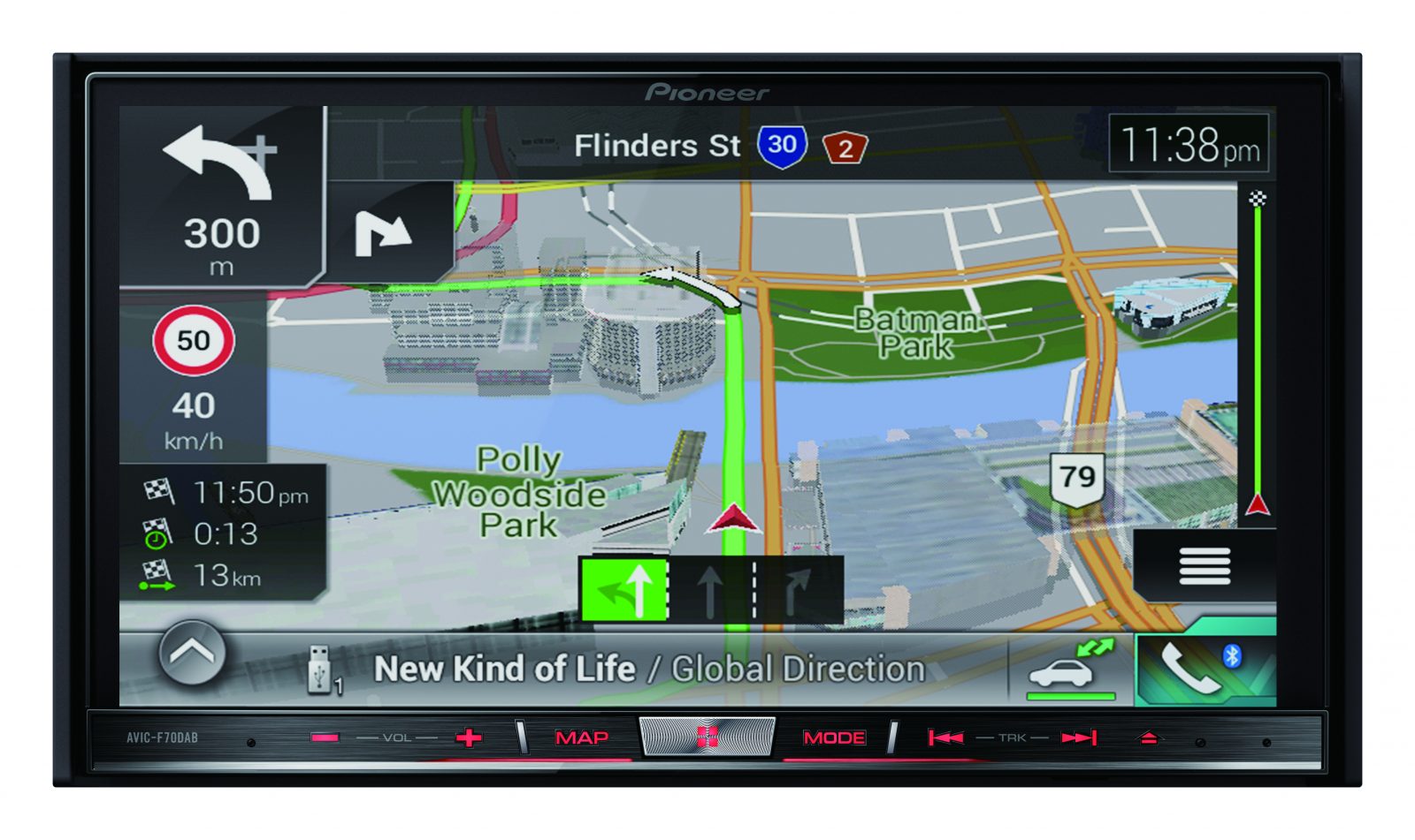 AVIC-F70DAB - GPS Navigation Receivers - Multimedia Receivers - Pioneer ...